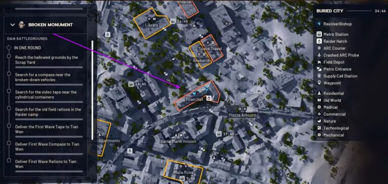 ARC Raiders: Buried City Town Hall Key Guide & Full Loot Showcase